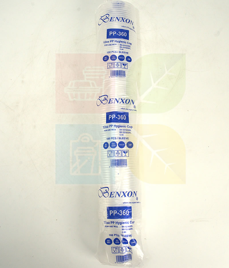 [Benxon] A360[12oz]/A500[16oz] Disposable Plastic Cup – KAWAN ECOMART